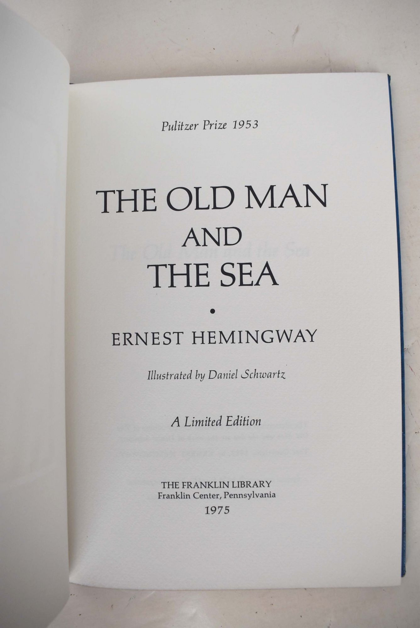 The Old Man and the Sea | Ernest Hemingway | Limited Edition