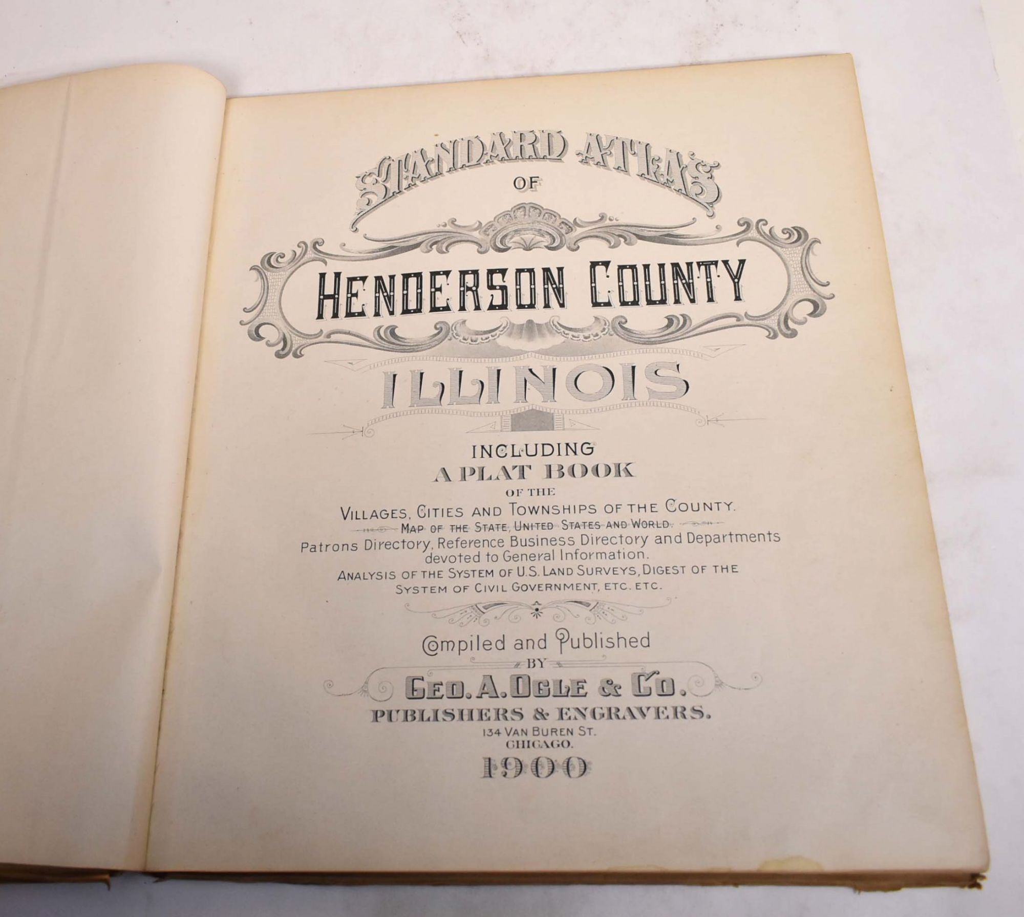 Standard atlas of Henderson County, Illinois Including a plat book of ...