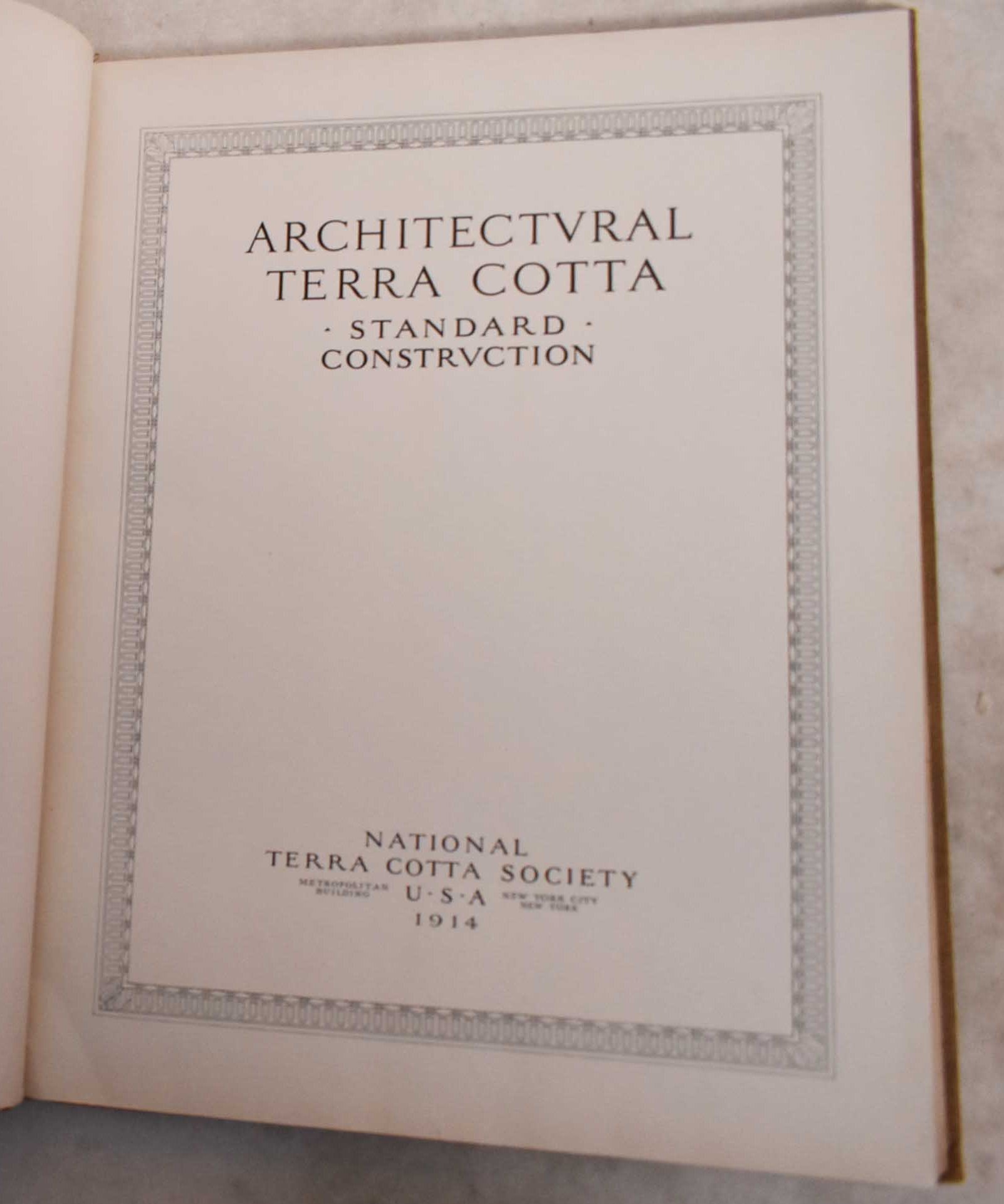 Architectural Terra Cotta; Standard Construction | National Terra Cotta ...